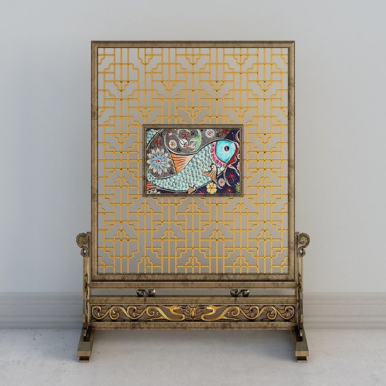 Golden Screen 3D model