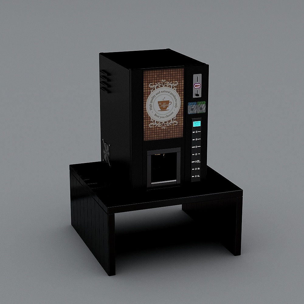 3D Coffee Vending Machine Model – Realistic and Modern Render Asset