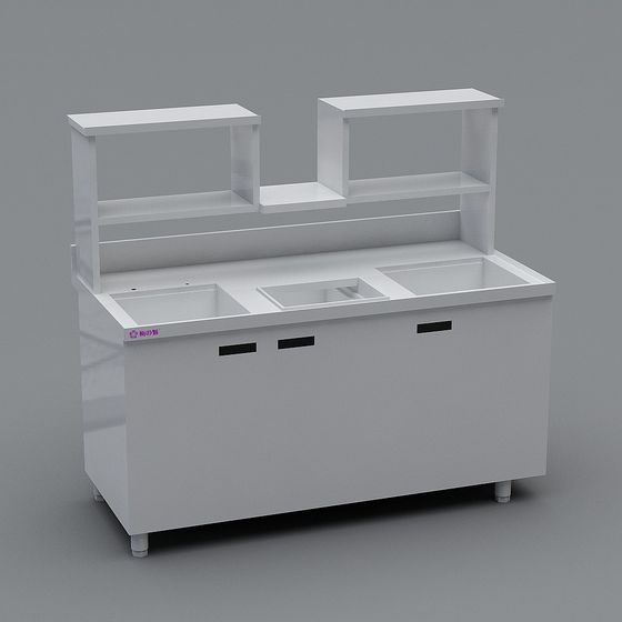 Urban Kitchen Counter 3D model