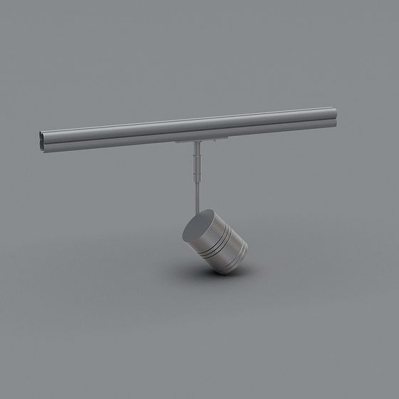 Sleek Low-Poly Pendant Light 3D model