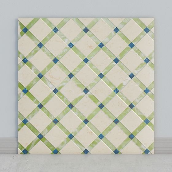 Lattice Tiles 3D model for Modern Design