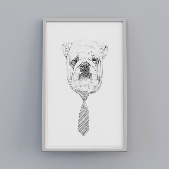Gentleman Bulldog 3D model