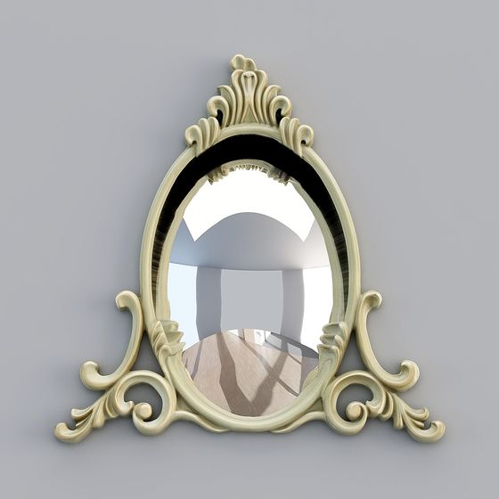 Vintage Mirror Frame 3D model