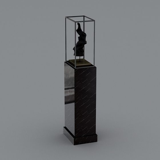 Sculptural Display Stand 3D Model