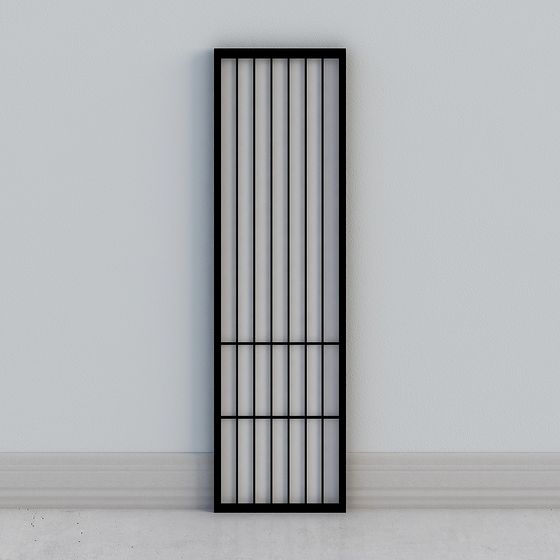 Minimalist Shutter 3D model for Contemporary Design
