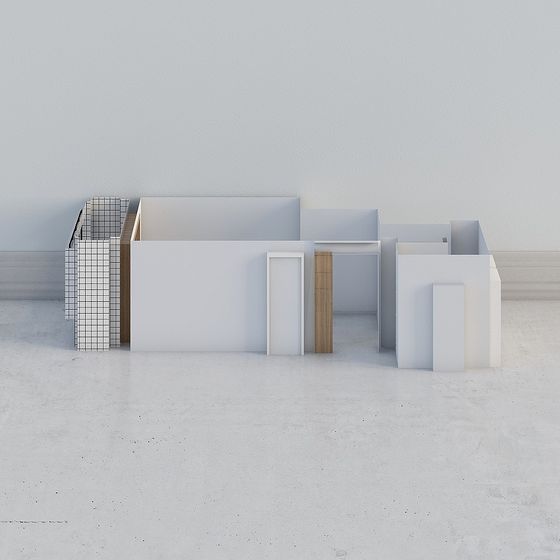 Minimalist Low Poly 3D model Design