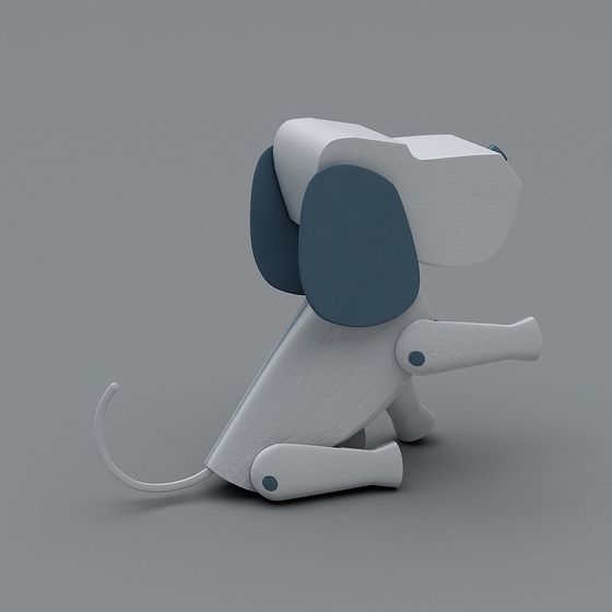 Cute Low-Poly Elephant 3D Model