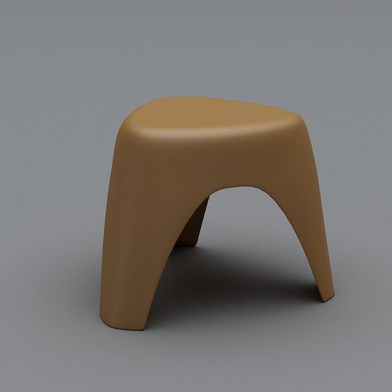 Stylish Low-Poly Stool 3D model for Creative Projects