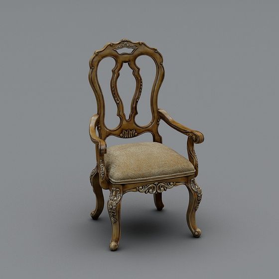 Royal Antique Chair 3D model