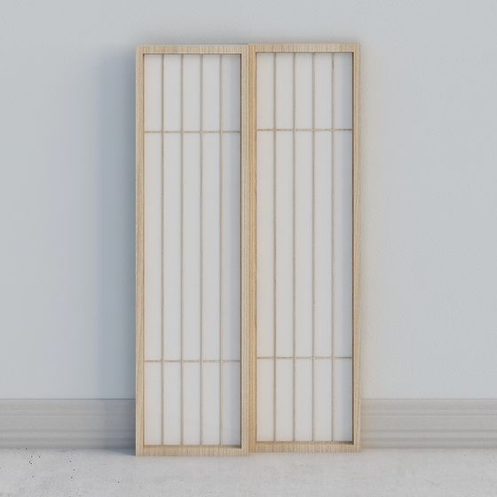 Shoji Screen 3D model