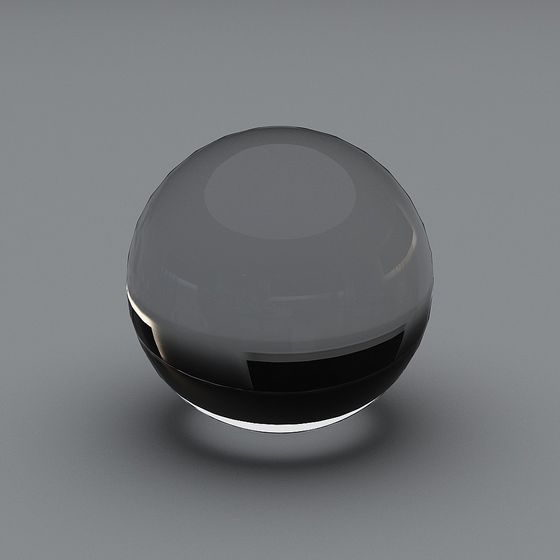 Sphere 3D Model: Low Poly High Detail Design