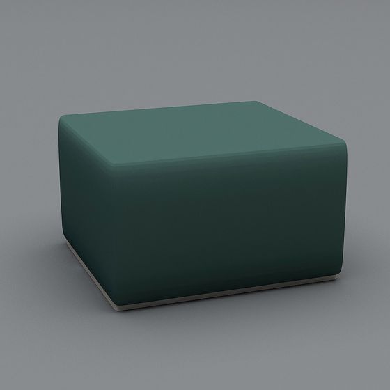 Urban Cube Low-Poly 3D Model