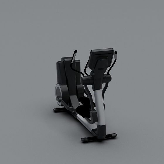 Stylish Low-Poly Elliptical Machine 3D model