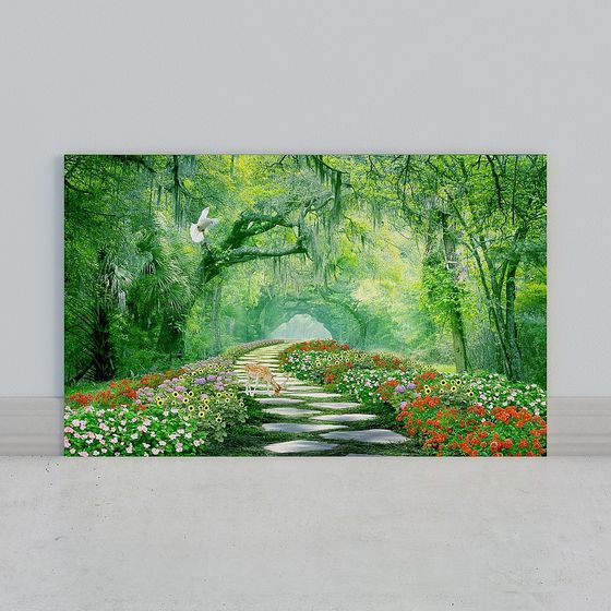 Enchanted Forest Path 3D model