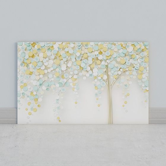 Artistic Abstract Tree 3D model for Modern Spaces