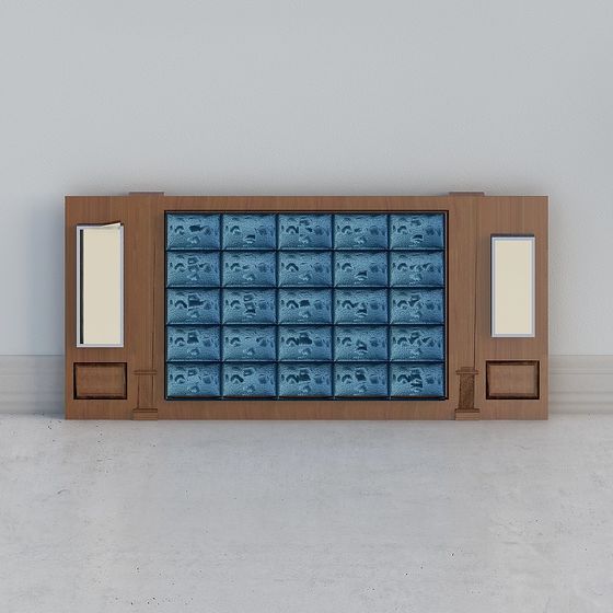 Low Poly Modern Window 3D model