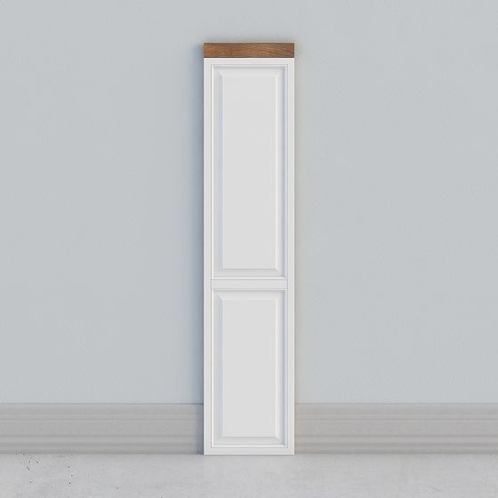 Minimalist Panel Door 3D Model