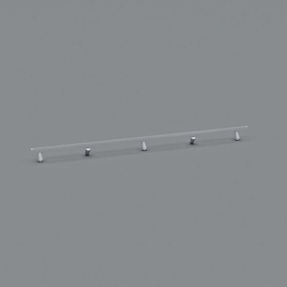 Minimalist Track Light 3D model for Modern Design