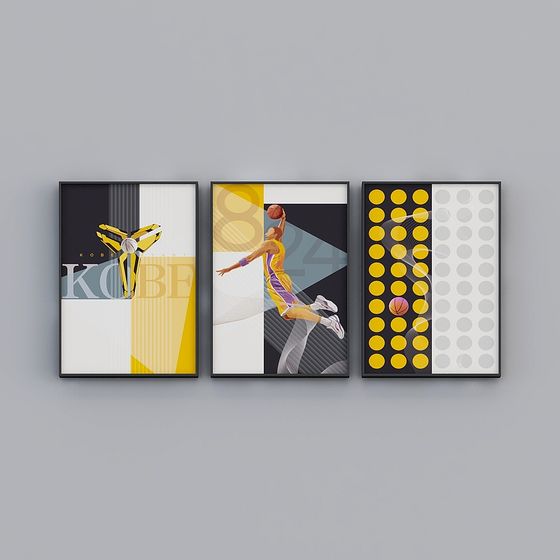 Kobe Legacy 3D Model – Basketball Icon Inspired Design