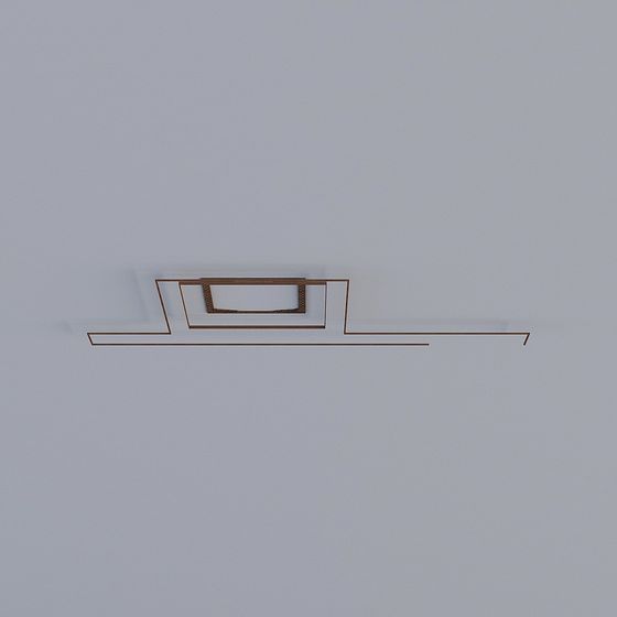 Modern Minimalist Low-Poly 3D Model