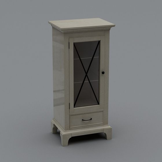 Minimalist Storage Cabinet 3D model