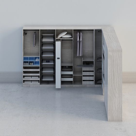 Urban Closet 3D model for Modern Designs