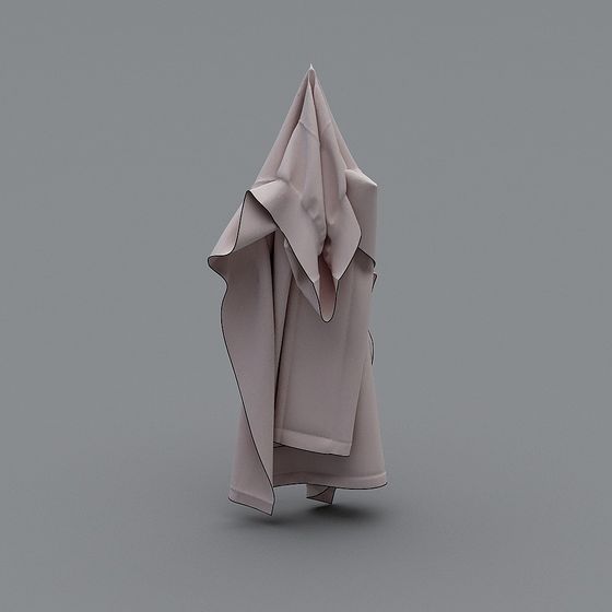Low-Poly Origami Ghost 3D model