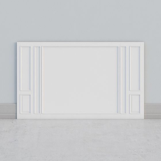 Classic Relief Wall Panel 3D model