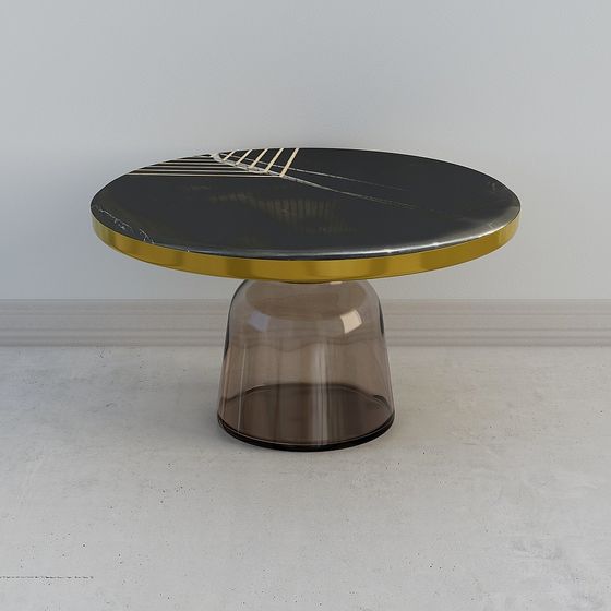 Urban Light and Shadow Round Table 3D model