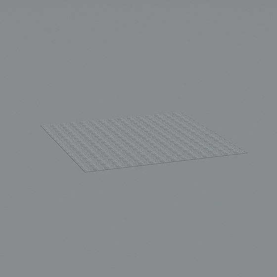 High-Detail Grid Floor 3D Model