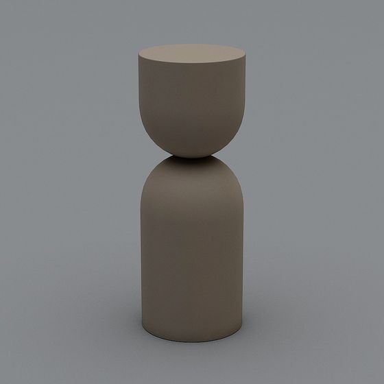Elegant Low-Polygon 3D Model for Modern Design