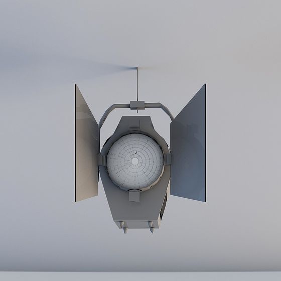 Stage Spotlight 3D Model – Low-Poly Lighting Asset