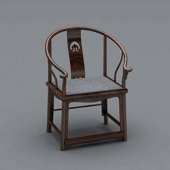 Classic Round Chair 3D model