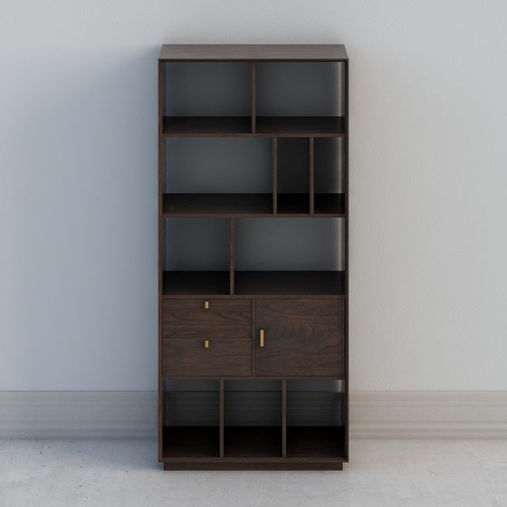 City Bookshelf 3D model