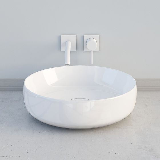 Urban Basin 3D model for Contemporary Spaces