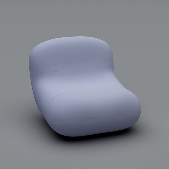 Streamlined Sofa 3D model