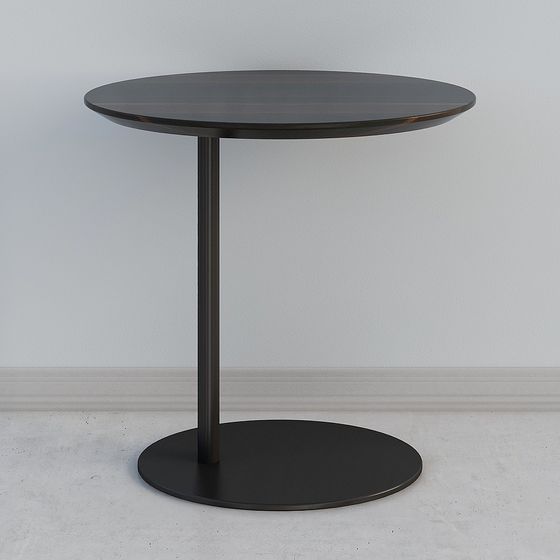 Stylish Low-Polygon Round Table 3D model