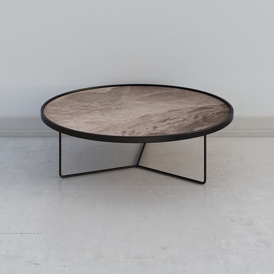 Sleek Round Table 3D model for Modern Aesthetics