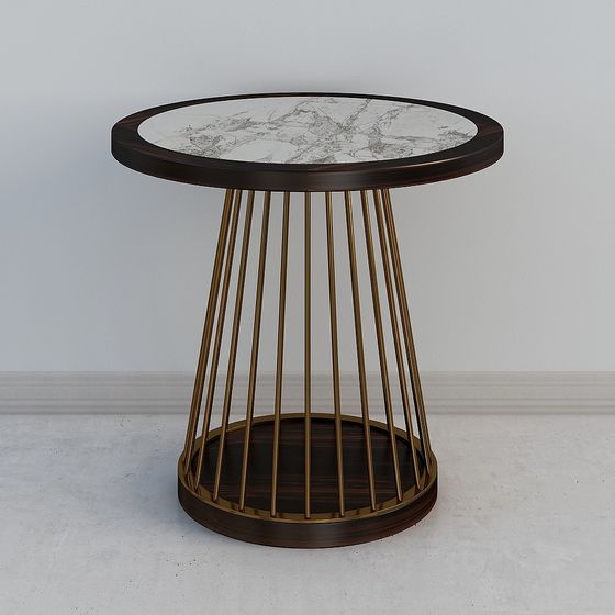 Elegant Round Table 3D model