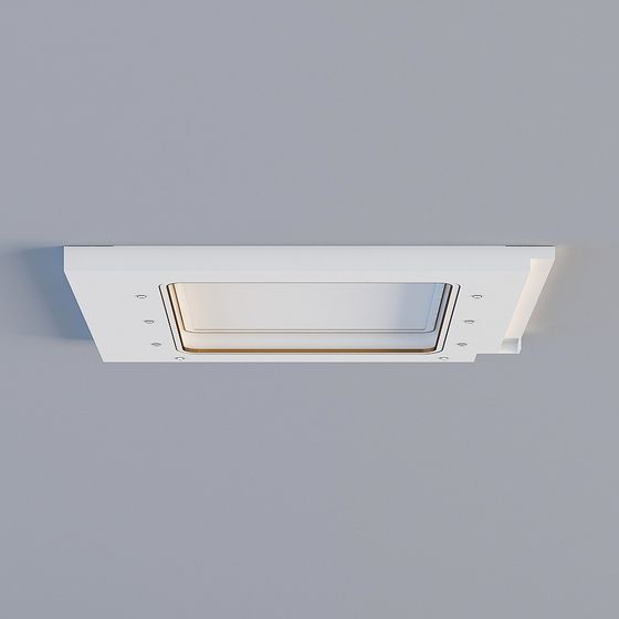 Minimalist Ceiling Embedded Light Fixture 3D model