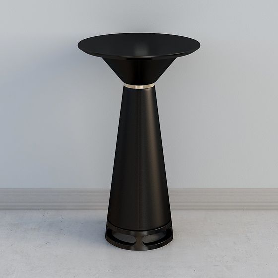Elegant Cone-Shaped Side Table 3D model