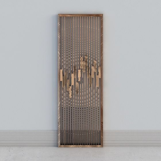 Wood Grain Shutter 3D model