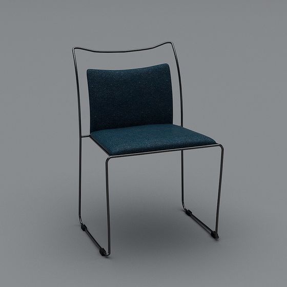 Elegant Urban Seat 3D model for Creative Spaces