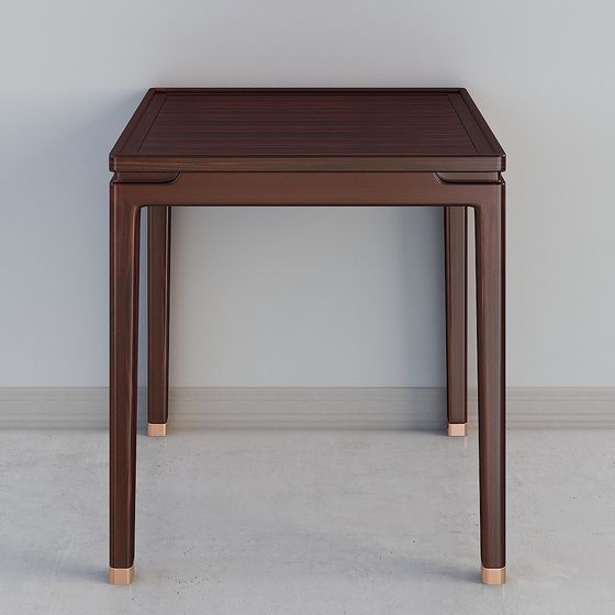 Brown Corner Table 3D Model – Elegant Style Free