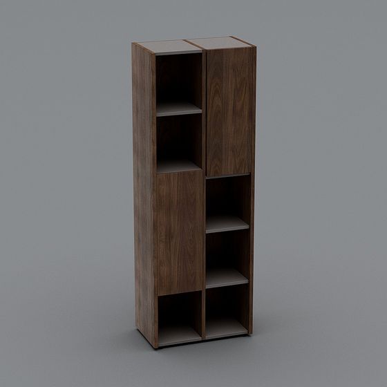 Urban Bookshelf 3D model