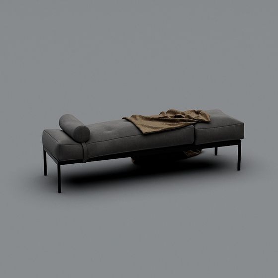 Urban Rest Bench 3D model for Cozy Spaces