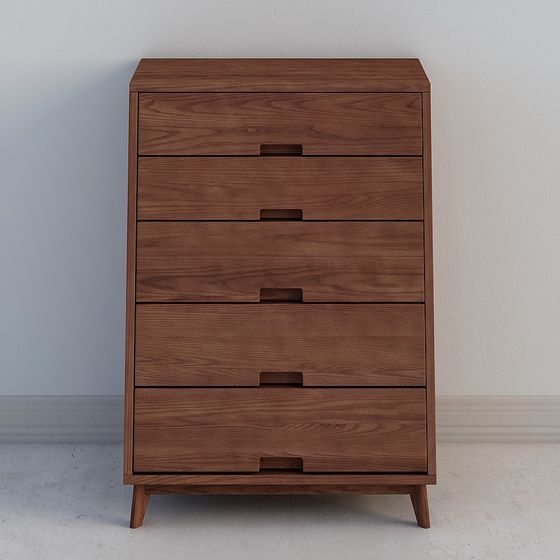 Mid-Century Modern Dresser 3D model