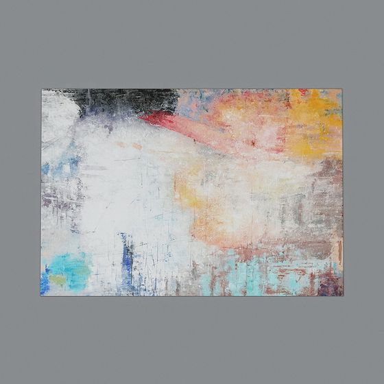 Abstract Canvas 3D model - Artistic and Modern