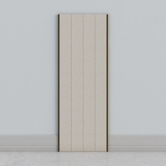 Stylish Vertical Line Screen 3D model for Modern Spaces
