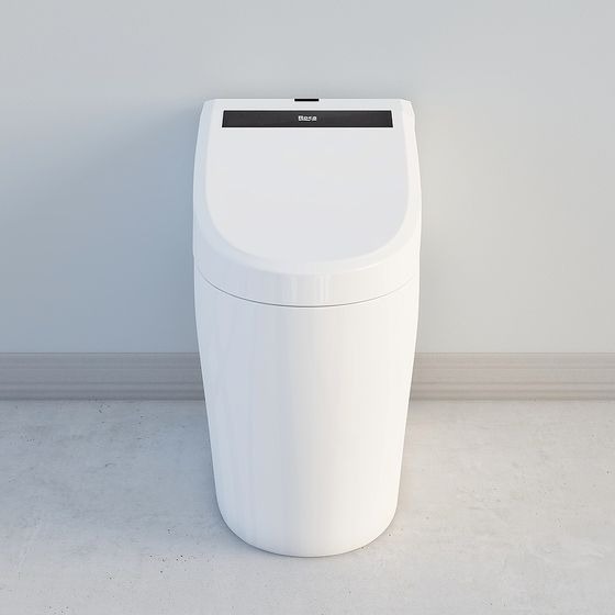 Smart Trash Bin 3D model for Modern Interiors